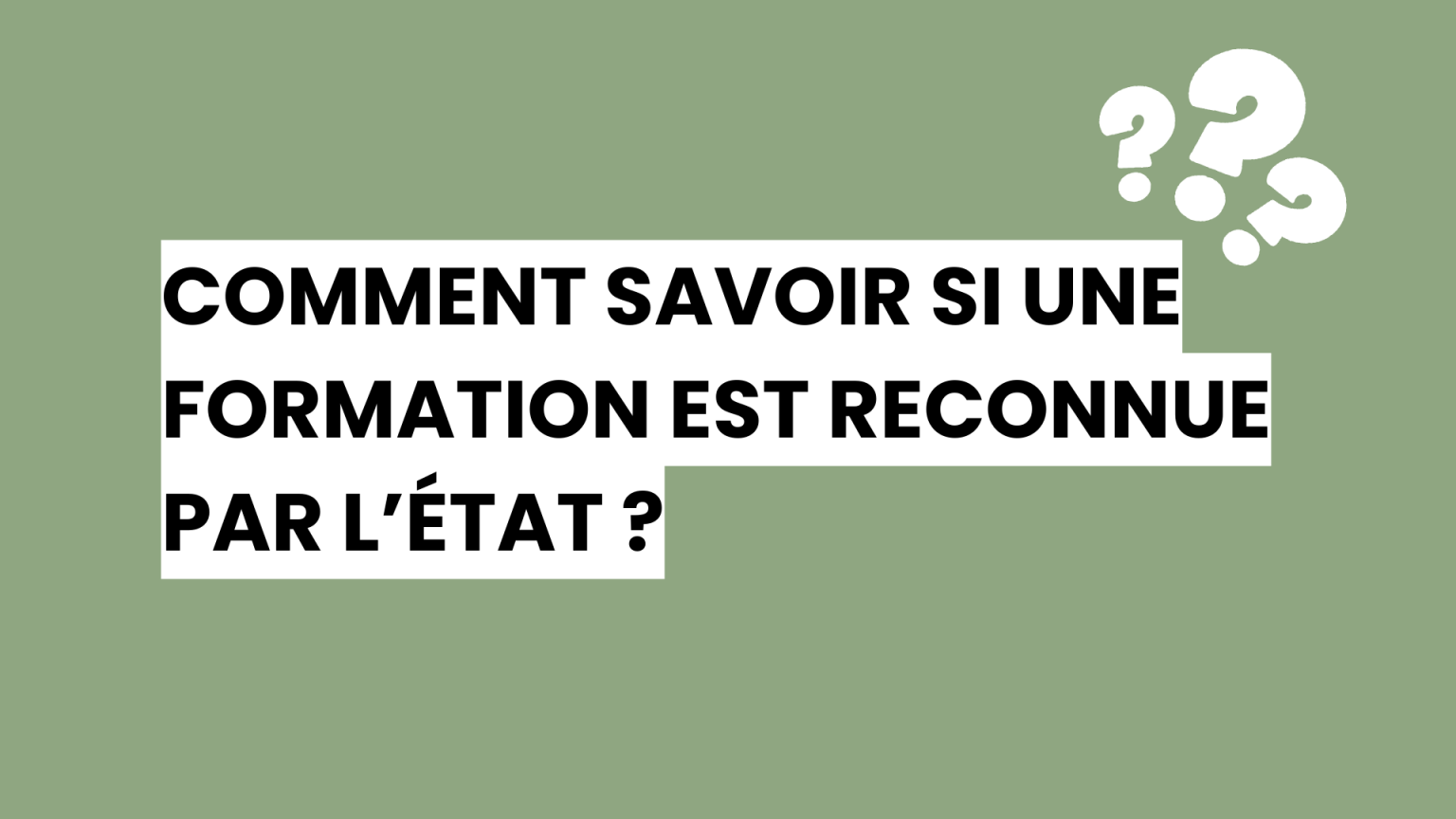 Nos formations • ITC Formation